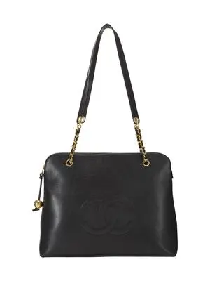 CHANEL Caviar Zip Tote Bag