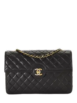 CHANEL Chanel Quilted Lambskin Double Flap Bag