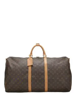 LOUIS VUITTON Monogram Keepall Bandouliere 60 - Brown
