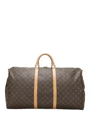 LOUIS VUITTON Monogram Keepall Bandouliere 60 - Brown