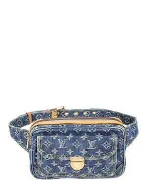 LOUIS VUITTON Monogram Denim Bumbag - Blue