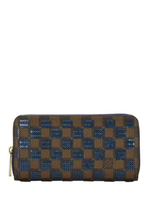 LOUIS VUITTON Damier Paillettes Zippy Continental - Brown