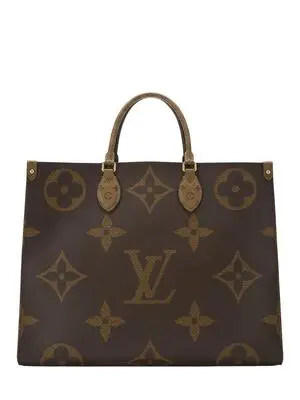 LOUIS VUITTON Giant Monogram On The Go - Brown