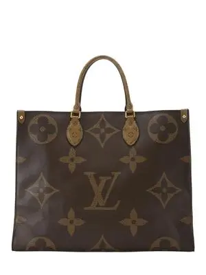 LOUIS VUITTON Giant Monogram On The Go - Brown