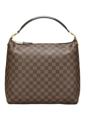 LOUIS VUITTON Damier Ebene Portobello Shoulder Bag - Brown