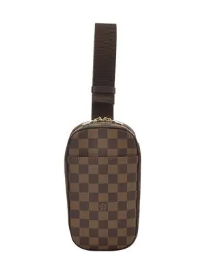 LOUIS VUITTON Damier Ebene Pochette Gange - Brown