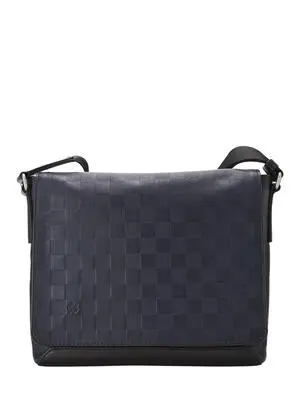 LOUIS VUITTON Damier Infini District Messenger - Navy