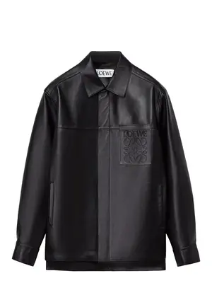 Loewe Leather Jacket - Black