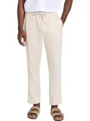 Frescobol Carioca Oscar Linen Chinos - Sand