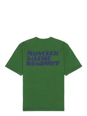 Moncler X Salehe Bembury Logo T-shirt - Green