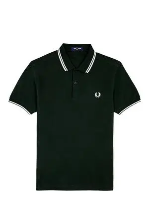 Fred Perry M3600 Piqué Cotton Polo Shirt - Dark Green