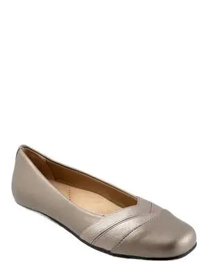 Trotters Stella Flat - Pewter