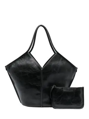 Hereu Calella Leather Tote Bag - Black