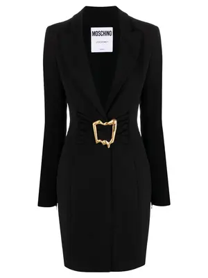 Moschino Belted Blazer Dress - Black