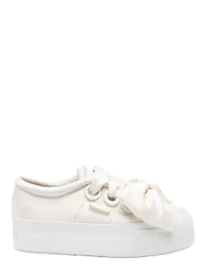 Viktor & Rolf X Superga Bow-detail Sneakers - Neutrals