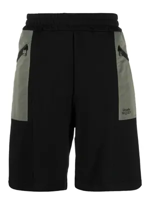 Alexander McQueen Two-tone Track Shorts - Black