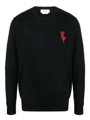 ALEXANDER MCQUEEN Alexander McQueen Beaded Wool Jumper