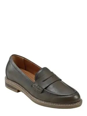 EARTH® Javas Penny Loafer - Dark Olive