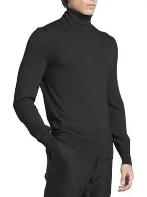 TOM FORD Fine-gauge Wool Turtleneck - Black
