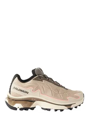 SALOMON Xt-slate Advanced Rubber-trimmed Mesh Sneakers Brown
