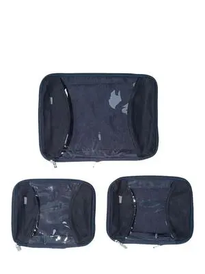 BAGGALLINI Compression Cubes Set Of 3 - French Navy