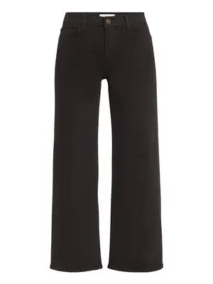 FRAME Le Slim Palazzo Jeans - Black