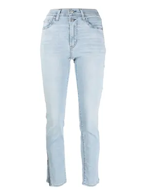 LEVI'S Ankle Zip Skinny Jeans - Blue