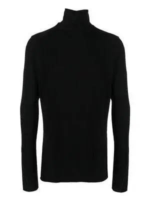 THOM KROM Contrast-stitching High-neck T-shirt