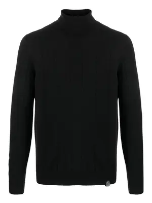Brioni Roll-neck Jumper - Black