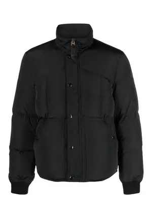TOM FORD Down Quilted Jacket - Black