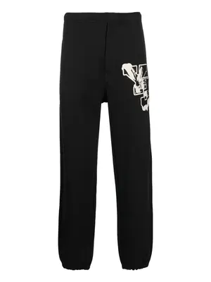 Y3 Logo-print Track Pant - Black