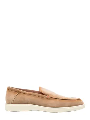 Santoni Almond-toe Loafers - Neutrals