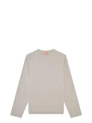 DIESEL® S-macsis-od Cotton Sweatshirt - Grey