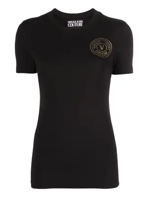 Versace Logo-print T-shirt - Black