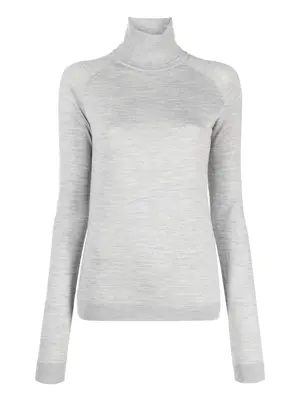 ARMARIUM Roll-neck Fine-knit Jumper - Grey