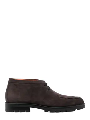 Santoni Santoni Rock Lace-Up Boots Grey