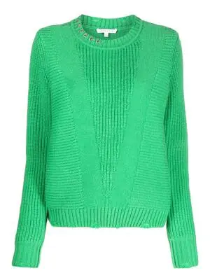 PATRIZIA PEPE Patrizia Pepe Ring-Detail Knit Jumper