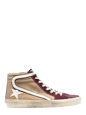 GOLDEN GOOSE Golden Goose Slide Logo-Patch Sneakers