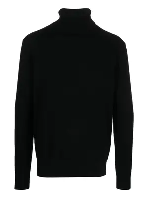 DONDUP Roll-neck Fine-knit Jumper - Black