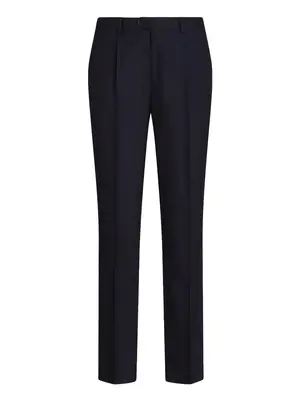 Etro Pressed-crease Trousers - Blue