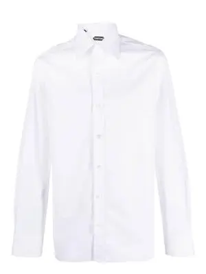 TOM FORD Button-down Cotton Shirt - White