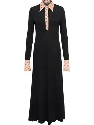 Etro Crêpe Maxi Dress - Black