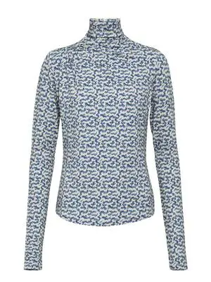 MARANT ETOILE Lou Printed Turtleneck Top - Multicoloured