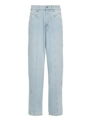 Isabel Marant Vetan Straight Jeans - Blue