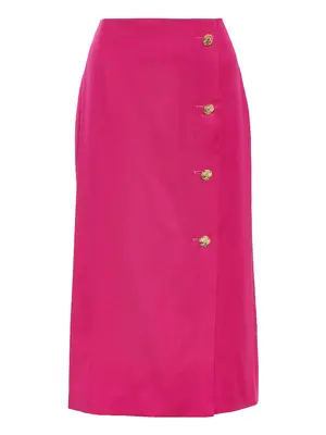 NINA RICCI Nina Ricci Wool Midi Pencil Skirt