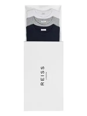 REISS Bless Crewneck Tees, Pack Of 3 Multi