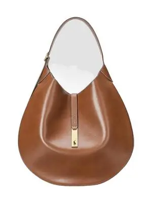 Polo Ralph Lauren Polo Ralph Lauren Polo ID Leather Shoulder Bag Cuoio