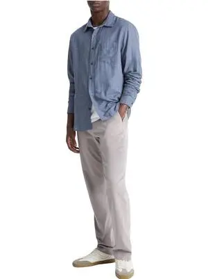 Vince Double Face Long Sleeve - Blue