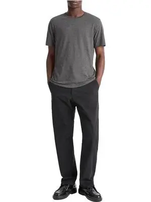 Vince Pima Cotton Crew Neck T-shirt - Gray