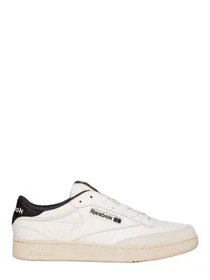 REEBOK Club C Embossed Leather Sneakers - White